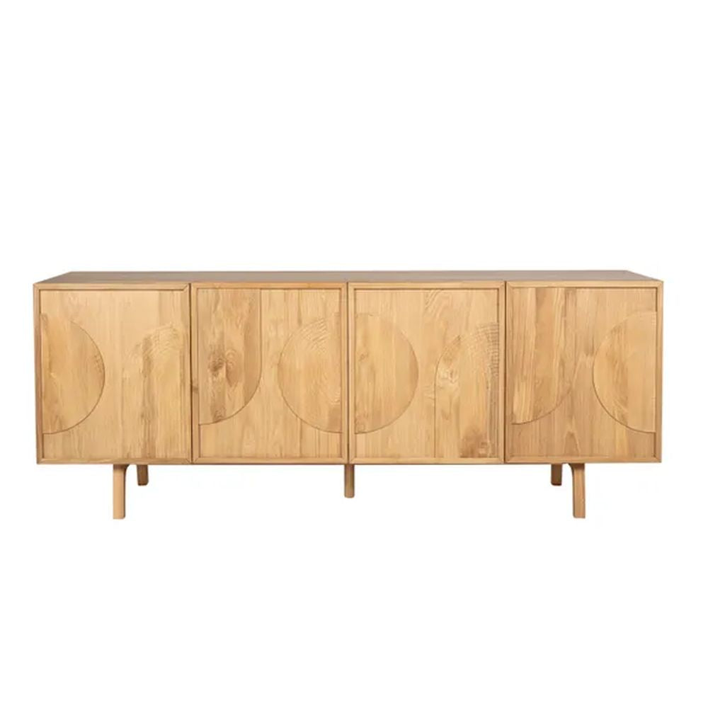 ZAGO Sideboard Magik Natural Oak 4 Doors 200cm – laboutiquedesign.is