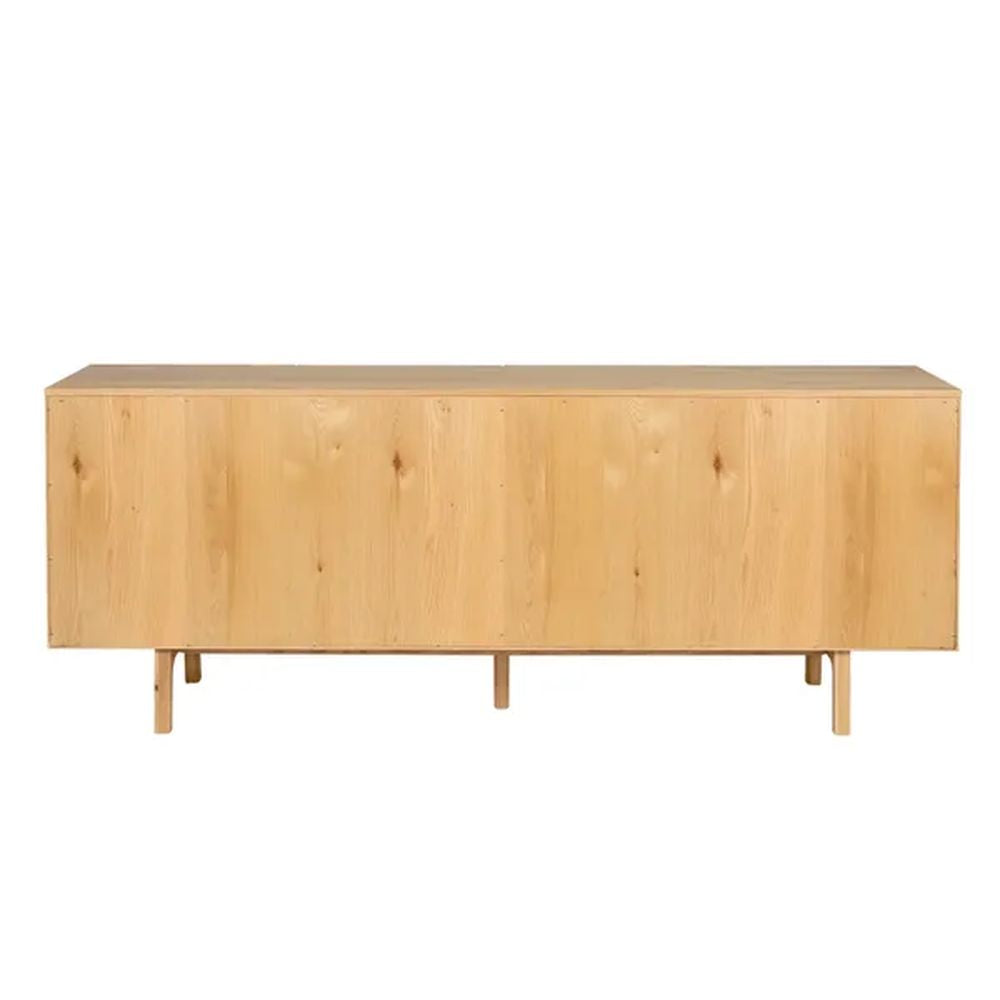 ZAGO Sideboard Magik Natural Oak 4 Doors 200cm – laboutiquedesign.is