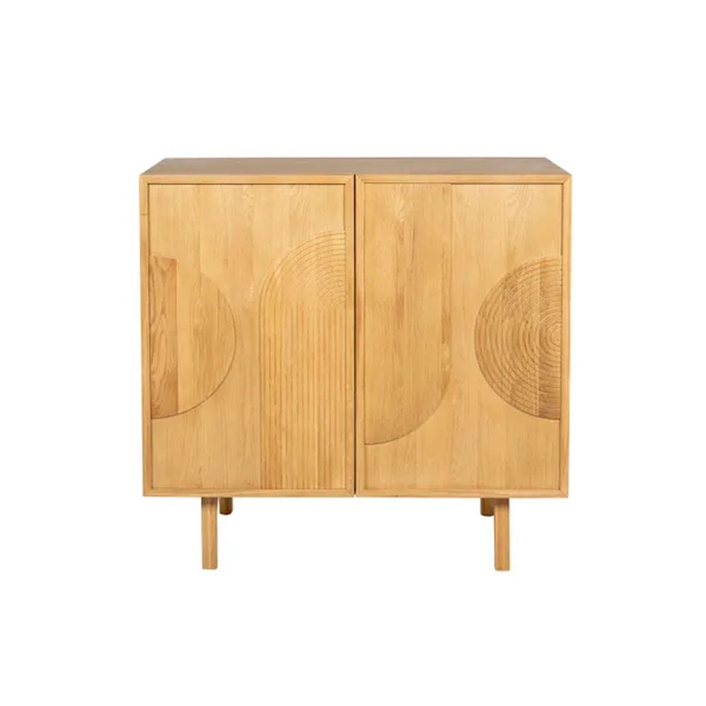 ZAGO High Sideboard Magik Natural Oak 2 Doors 100cm – laboutiquedesign.is