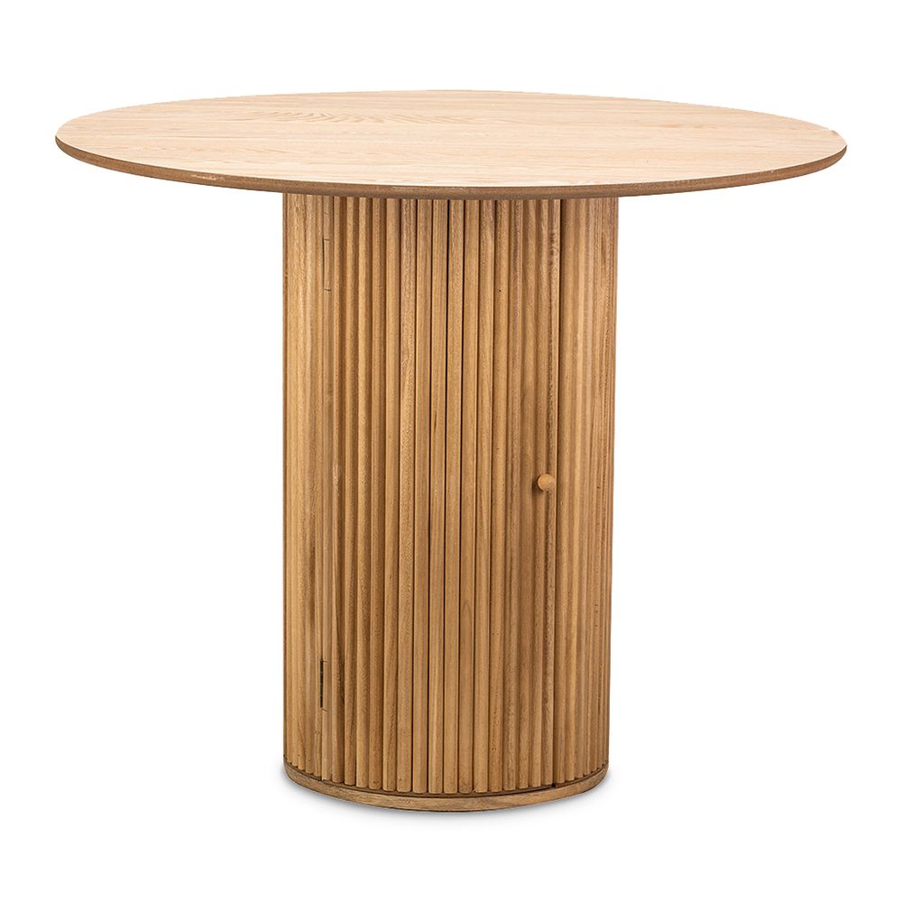 OPJET PARIS Round Dining Table Lize Oak 90cm – laboutiquedesign.is