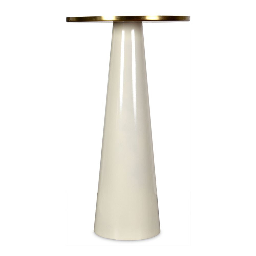 OPJET PARIS Side Table Metal Beige – laboutiquedesign.is