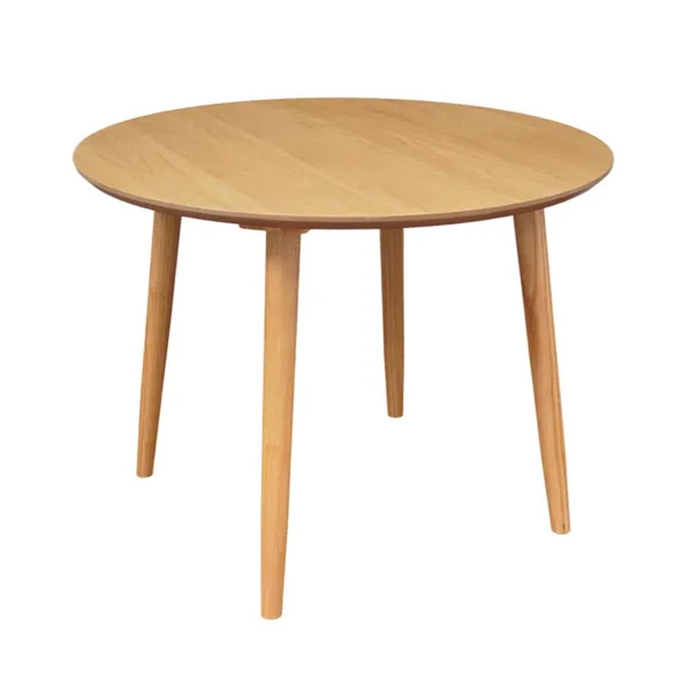 ZAGO Round Dining Table Pepper Oak Veneer – laboutiquedesign.is