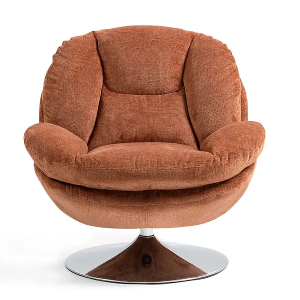 ZAGO Swivel Armchair Topi Fabric – laboutiquedesign.is