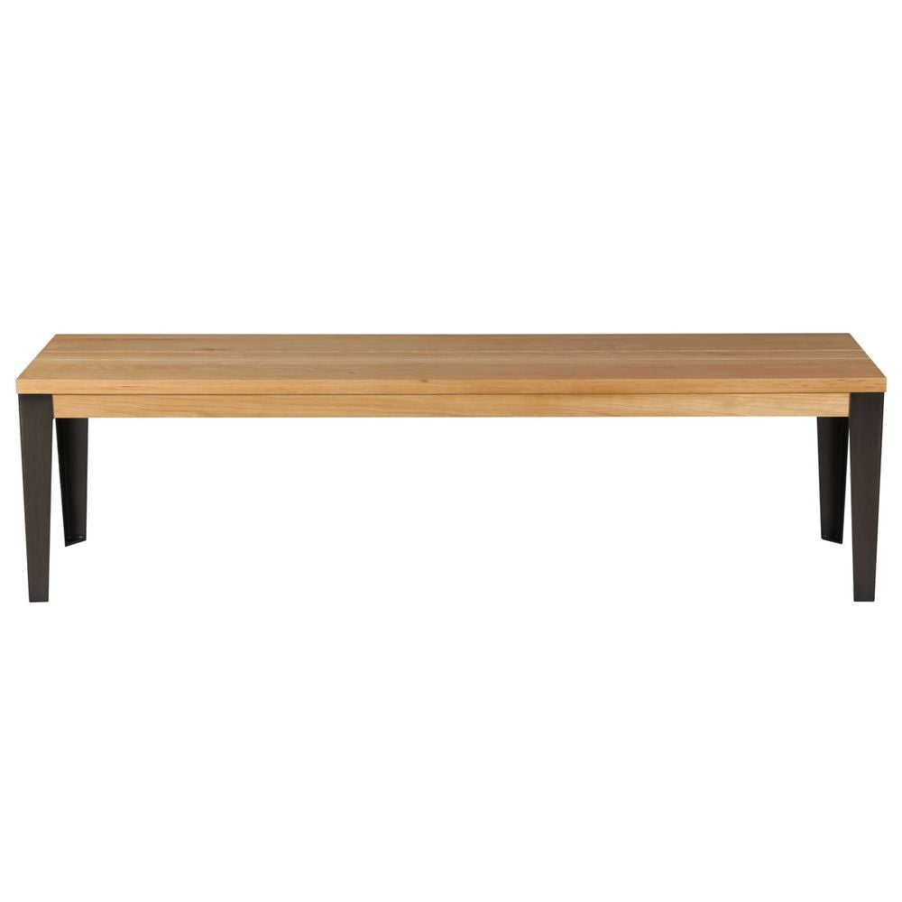 ZAGO Bench Manhattan metal legs oak 170cm – laboutiquedesign.is