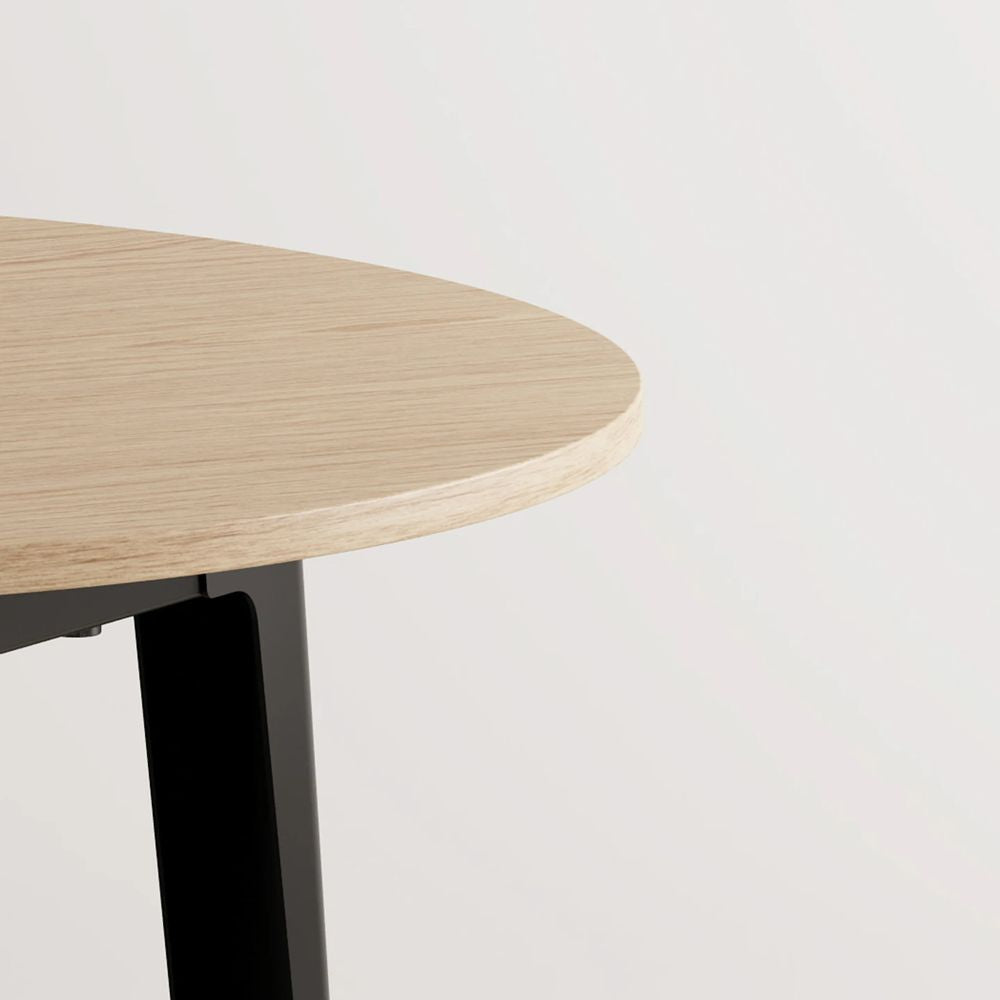 TIPTOE Round Dining Table New Modern Oak Steel Legs ø110cm ...